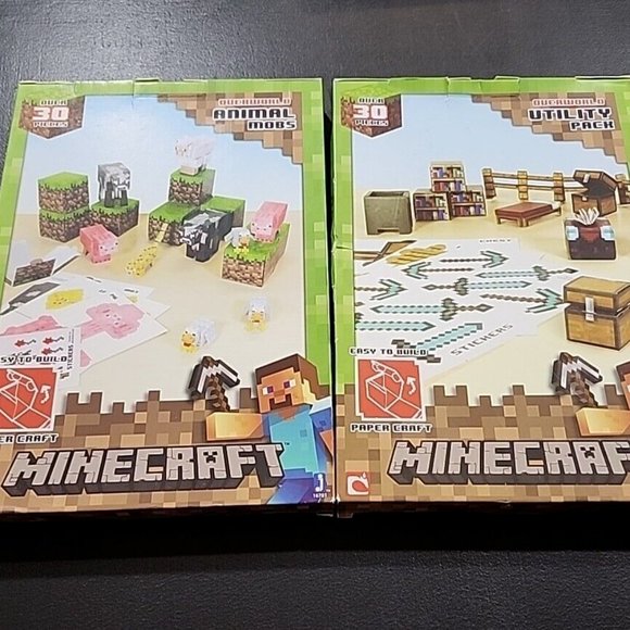 Overworld | Games | 2 New Jazwares Minecraft Overworld Animal Mobs ...